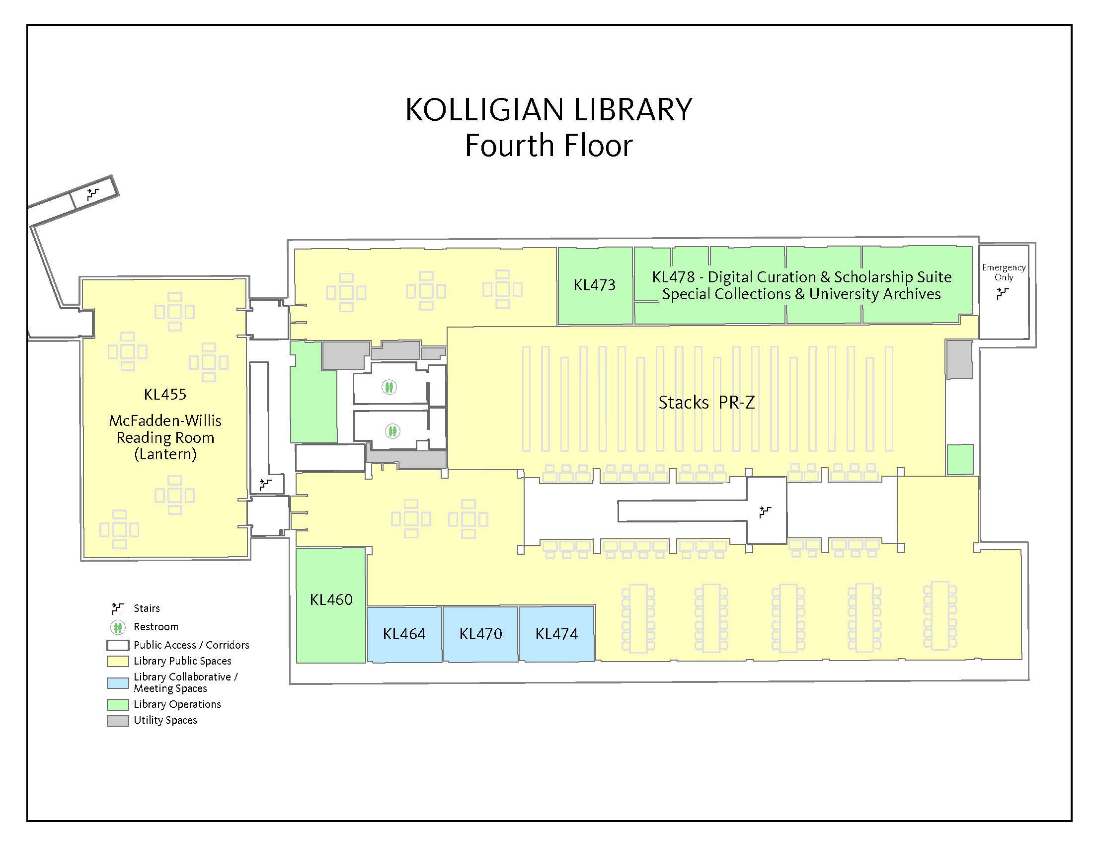 Kolligian Library Floor Maps | UC Merced Library